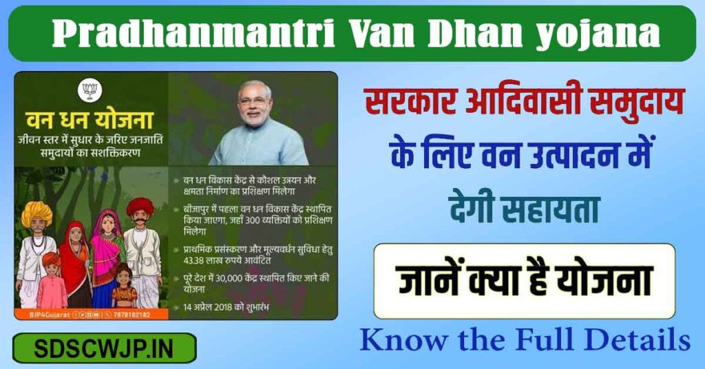 Pradhanmantri Van Dhan Yojana (VDY) : Government will provide ...